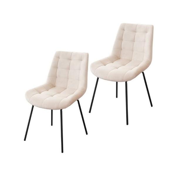 ダイニングチェア Lement レメント 2脚セット アイボリー 組立式 [611000110] DCH-1000-IV 宮武製作所 メーカー直送