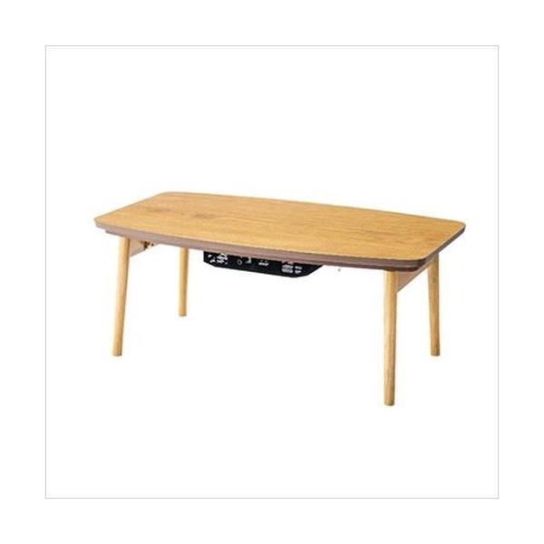 AZUMAYA(東谷) こたつ 折脚コタツ [E901OAK] W90×D50×H36 ナチュラル