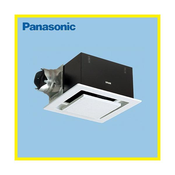 Panasonic 換気扇インテリア性に優れた『フラットパネル形ルーバー』で天井面スッキリ●フラットパネル形ルーバーの低騒音形シリーズ●強-弱　速調付●風圧式高気密シャッター搭載●電源接続部−本体内部本　　体：鋼板製羽　　根：樹脂製ルーバー...