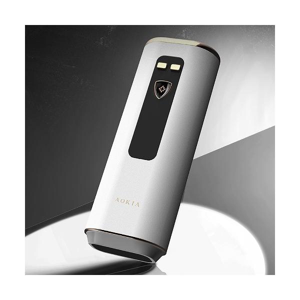 美容 家庭用脱毛器 高出力モデル [JR8] サファイア冷感 サロン IPL 光脱毛 ヒゲ 産毛 VIO ムダ毛 スキンケア 男女兼用 コンパクト AOKIA エスケイジャパン