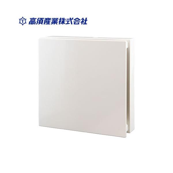 パイプ用ファン 強制排気用 シャッター無し パイプ径φ100 AC100V [PFF2-100A] 本体スイッチ付 インテリアパネル(ホワイト) 高須産業