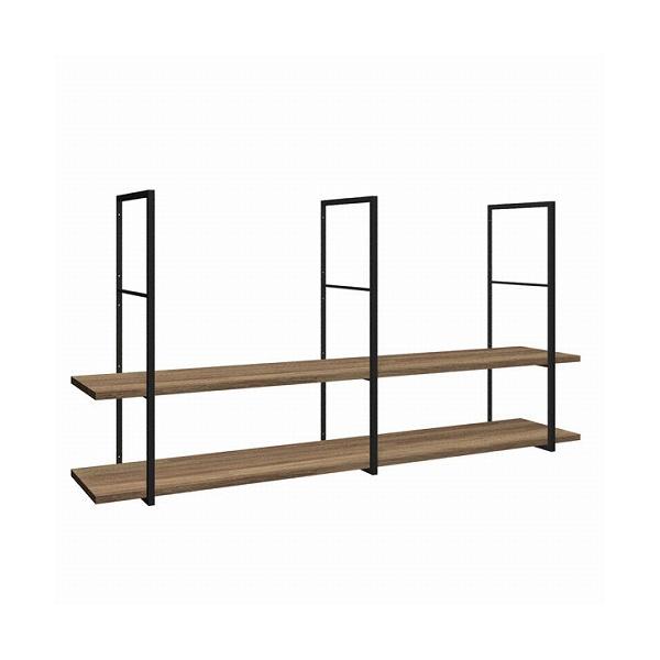 ラダーフレーム棚セット CRAFITS クラフィッツ 黒フレーム [RT-K3-W17] オープン収納 天然木 アイアン素材 クラフト感 DICデコール