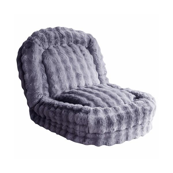 ふわとろソファベッド Foure フール グレー 完成品 本体カバー上部・クッションカバーは手洗い洗濯可能 [051650007] SF-1650-GY 宮武製作所 メーカー直送