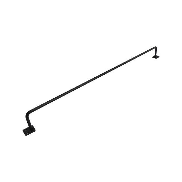 DIY New Hikariアイアンバーブラック 艶消し黒塗装仕上げ 1本入 [SH-IB5060K] H:46.2×L1:570×L2:600 キッチン/ラック/タオル掛け/ 簡単取付 清水