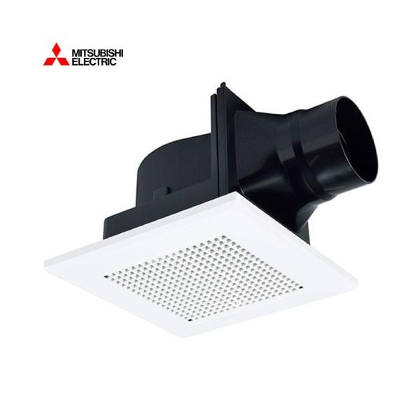 ダクト用換気扇 天井埋込形換気扇 低騒音形 局所換気タイプ 十字格子タイプ 三菱電機 MITSUBISHI [VD-10ZC14] 接続パイプΦ100mm 単相100V