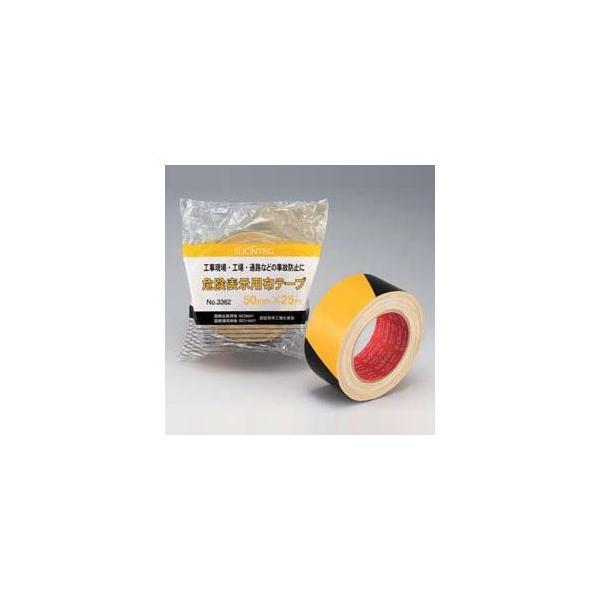 製品　危険表示用布テープ黄/黒のストライプ柄の布テープです。手で簡単に切れ、重ね貼りができます。用途・特長一般梱包用、識別、ライン表示、工作などに使えます