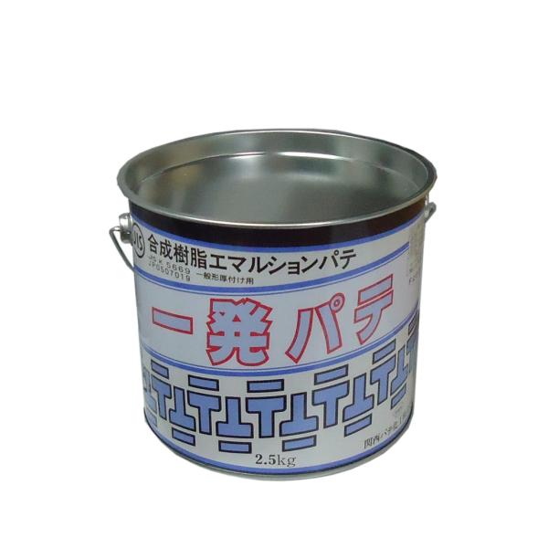 ヤセ・ワレを解消した、ヤセない画期的な一発仕上げ用パテ（エマルション系）です。乾燥時の収縮が非常に少なく、充鎮効果が優れ超厚付けしてもヤセ、ウキハガレがなく壁面を面一にする事が出来ます。肉付きが良く密着性に優れています。調合タイプなので缶か...