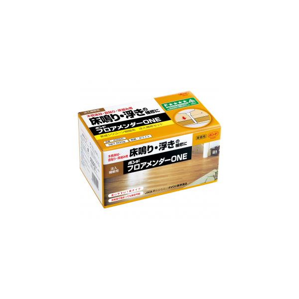 １成分形変成シリコーン樹脂系　 500ml用途●木質床材・床組み部の浮き、床鳴り（キシミ）防止と補修に●床組み部の強度回復に※床暖房の箇所には使用しないでください。特長●床を解体せずに、表面から床鳴り・浮き補修ができる。●混合不要の1液タイ...