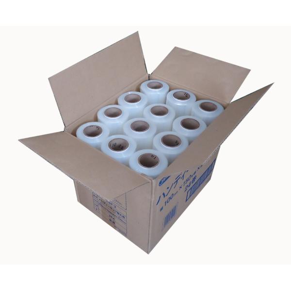 搬送する際に梱包物の型崩れや荷崩れを防止するためのフィルムです。フィルムを巻くことによりどんな梱包物の形でも簡単に梱包することができます。小巻タイプの為、手軽に作業できます。 材質：ポリエチレンスペアのみ24個（24入り1ケース）JAPACKS