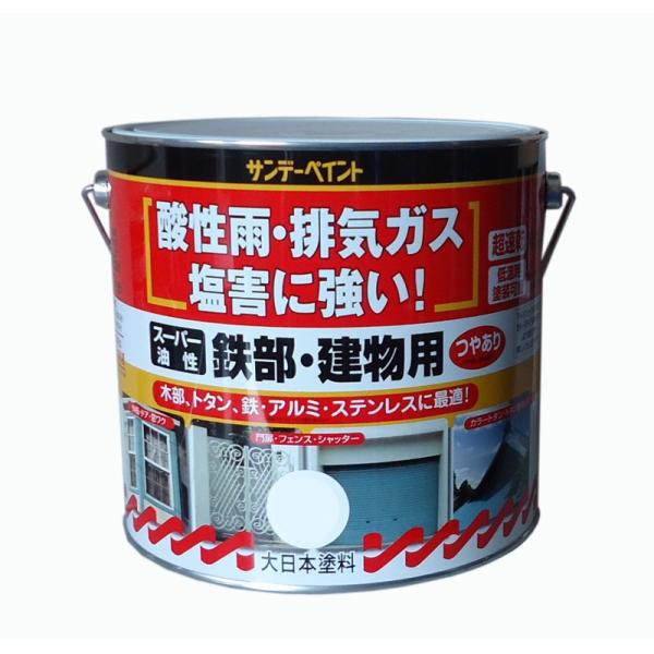 酸性雨、排気ガス、塩害から長時間にわたり、強い塗膜を維持します。速乾で、低温時も塗装可能です。下地を隠す力が優れているので、一回塗りで美しく仕上がります。用途：鉄部／門扉、フェンス、シャッター、鉄骨、電気器具、スチール製ドアなどの建具、　　...