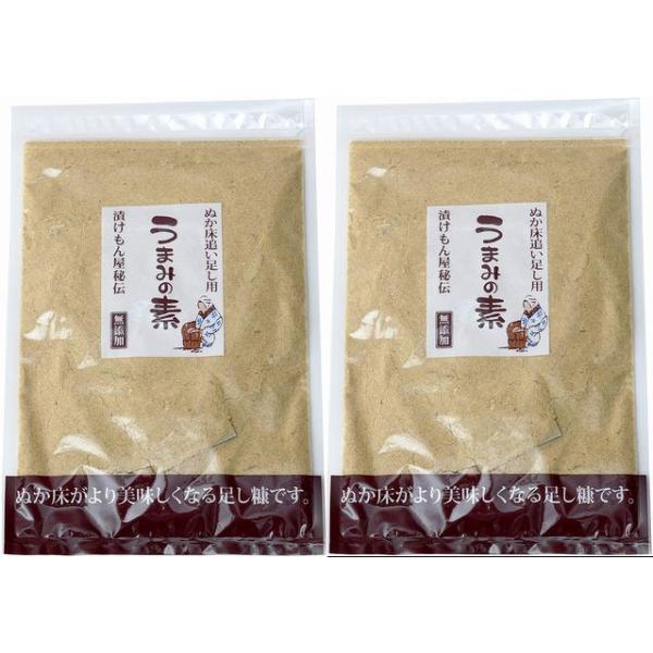 【送料：ゆうパケットにて全国一律送料330円】熟成ぬか床専用の追い足し用ぬか「うまみの素」です。ぬか床を長く使っていて、水分が多くなってきた時や、旨味や風味が少なくなってきた時に使える追い足し用の米糠です。 ぬか漬け専門の漬けもん屋が今まで...