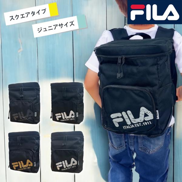 【ブランド】FILA【品名】斜めロゴスクエアリュック【品番】FIB-1561【カラー】ブラック、ホワイト、ゴールド、シルバー【サイズ】W25×H34×D14(cm)【素材】ポリエステル【仕様】・内側フリーポケット×1・サイドポケット×2・前...