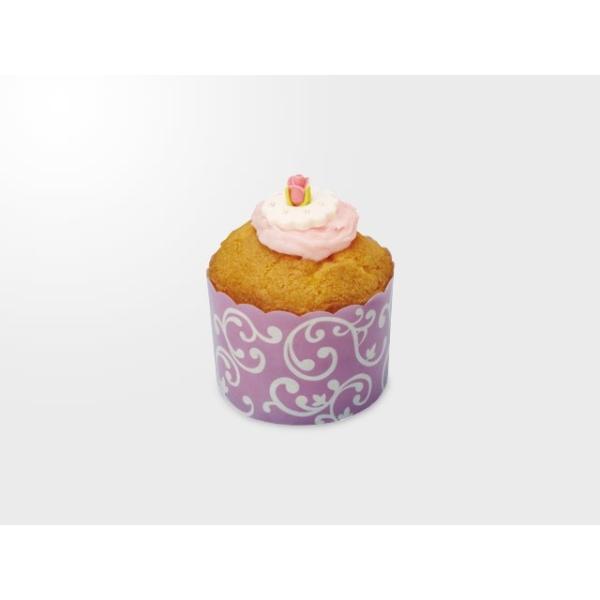 透明感のある素材を採用した、まったく新しい焼成容器です。水分にも強いPETが主原料で、耐熱性にも優れています。デザインは美しいエレガントパープルです。商品詳細＜商品名＞CK8812 ホワイティカップ(エレガントパープル)＜メーカー＞天満紙器...