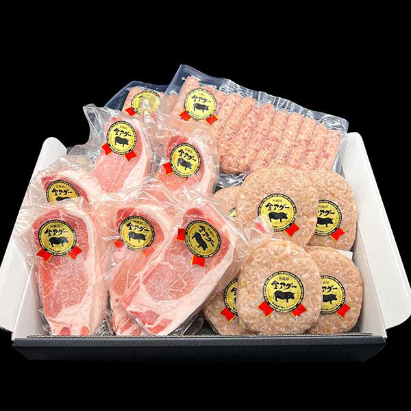 原種の飼育頭数はわずか１００頭強のとても稀少な「金アグー豚」。柔らかくジューシーでありながら、脂身はさっぱりとしており豚特有の臭みもほとんどありません！最高級豚肉の厚切りステーキセットを是非！------------------------...