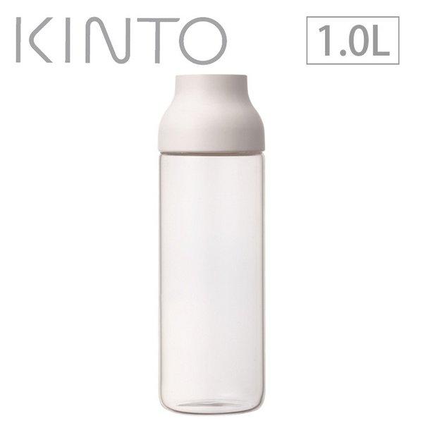 ■品名KINTO (キントー) CAPSULE ウォーターカラフェ 1.0L■カラー／型番ホワイト：22971■サイズφ85×H270mm■重量420g■材質耐熱ガラス、ABS樹脂、シリコーン■ブランドKINTO（キントー）■生産国中国■商...