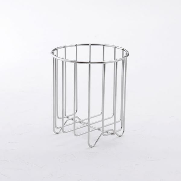 ■品名アウトライン 08 シンクバスケット■サイズ(約)φ13.5×15cm■重量(約)200g■材質18-8ステンレス■商品説明三角コーナーよりも幅を取らず、背の高い円柱形状バスケット。スポンジやたわしを入れたりはもちろん、小物入れにも、...