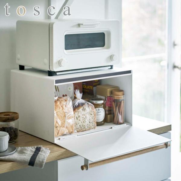 ■品名トスカ ブレッドケース 4376■材質本体：スチール（粉体塗装）、マグネット持ち手：天然木■サイズ約 W43×D36.5×H24cm■耐荷重約10kg■商品重量約5.1kg■商品説明パンや調味料、紅茶などをすっきりとまとめて収納できる...