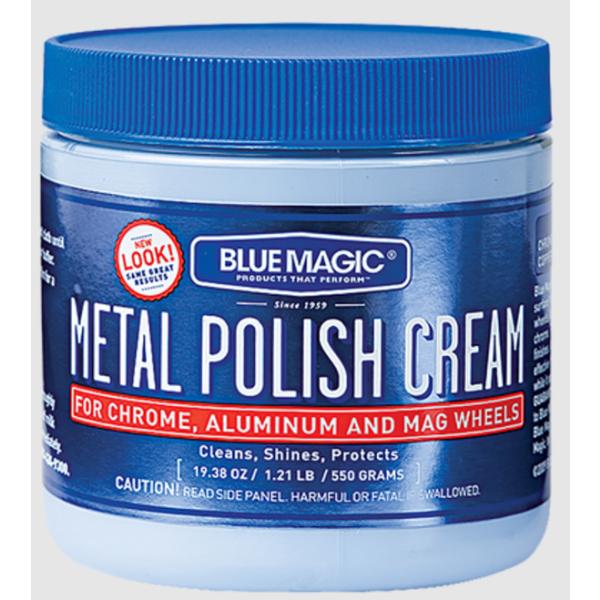 ○品番ブルーマジック　メタルポリッシュクリーム19.38OZ　約550g1個●特徴金属光沢磨きクリーム光沢だすにはおすすめです。あらゆる金属の表面に可能クローム、アルミ、マグネシウム、金、銀、ステンレス、ファイバグラス、ブラスアルミホイール...