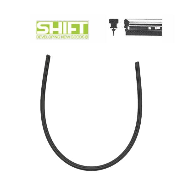 協栄製作所 シフトブランドワイパーゴムの専門メーカー数量　１本品番　GH3-700　グラファイトタイプ　（ビビり防止）替えゴム長さ　700mm金なし・袋なしの裸(パッケージなし)になります。＊一度、アッセンで社外品に取り換えた場合は取りつき...