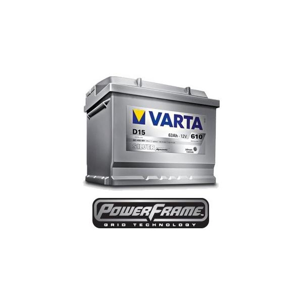 VARTA Silver dynamic■ボルボ/VOLVO/850/E-8B5252【D15_563 400 061】国際基準を遥かに超えた高性能バッテリー/バルタ/2年保証 ファルタ【車用品・バイク用品-503190】【カー用品-101...