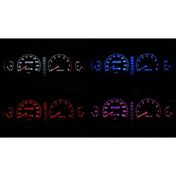 TOYOTA / コロナプレミオ (AT.ST.CT210系)平8(96)/01〜平9(97)/11■セット内容メーターバックライト1台分セットでの販売です。超広角・高輝度・高品質LEDバルブ 1台分セットになります。新型車のように鮮やかに...