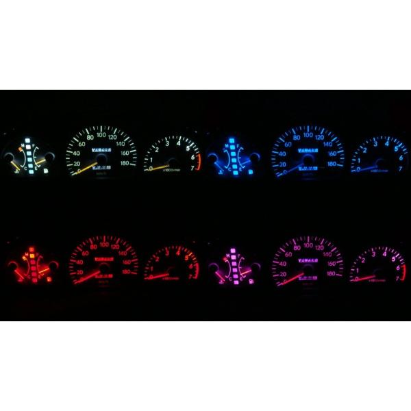 TOYOTA / スターレット (EP91/EP95)平8(96)/01〜平11(99)/08■セット内容メーターバックライト1台分セットでの販売です。超広角・高輝度・高品質LEDバルブ 1台分セットになります。新型車のように鮮やかに明るく...