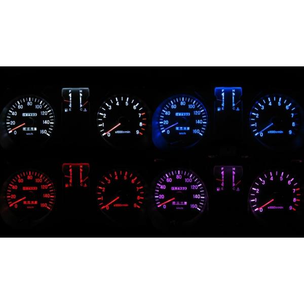 MITSUBISHI / パジェロジュニア (H57A)平7(95)/11〜平10(98)/05■セット内容メーターバックライト1台分セットでの販売です。超広角・高輝度・高品質LEDバルブ 1台分セットになります。新型車のように鮮やかに明る...