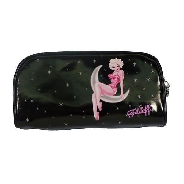 商品名 Fluff Star Gazer Makeup Cosmetic Bag （フラフ コスメティックポーチ）カラー ブラック商品説明 LAセレブ御用達のセレクトショップ「Kitson」や「Fred Segal」でも取り扱いのある大人気...