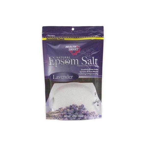 ヘルス スマート エプソムソルト ラベンダー 454g (Health Smart Epsom Salt )  1890美容 コスメ ボディケア 入浴剤 バスソルト商品名 ヘルス スマート エプソムソルト454g(Health Smart ...