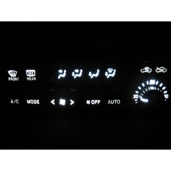 IPSUM イプサムSXM10G/SXM15G 後期平10/04〜平13/04マニュアルエアコンLED照明1台分セット！カラーホワイトブルーレッドピンクから選択可能です。エアコンパネルの純正球と交換するだけですので無加工で取り付け出来ます。...