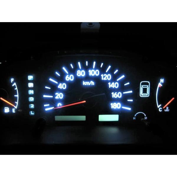 RAUM ラウムEXZ10/EXZ15平9(97)/05〜平15(03)/04メーター照明LED1台分セット！(タコ無しメーター用)カラーはホワイトブルーレッドピンクから選択可能です。メーターパネルの純正球と交換するだけですので無加工で取り...