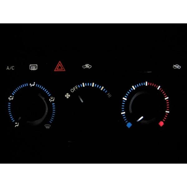 Succeed サクシードNCP51/NCP55/NCP58/NCP59平14(02)/07〜マニュアルエアコンパネルＬＥＤ1台分セット！カラーはホワイトブルーレッドピンクから選択可能です。エアコンパネルの純正球と交換するだけですので無加工...