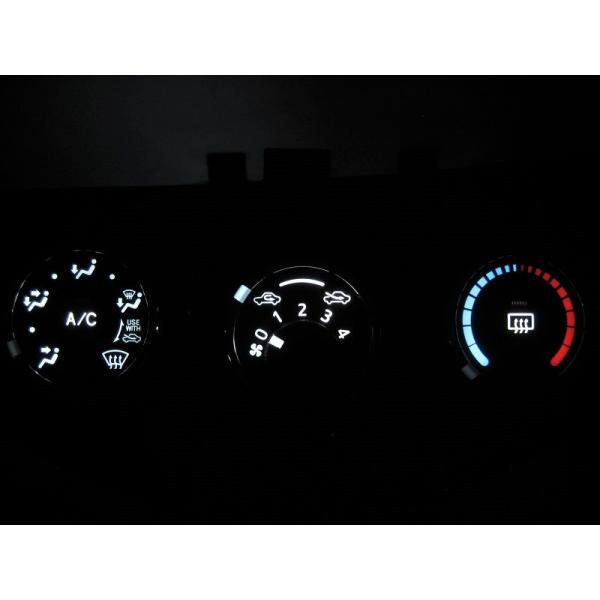 VITZ ヴィッツP130/P131/P135マニュアルエアコンパネルＬＥＤ球 1台分セット！カラーはホワイトブルーレッドピンクから選択可能です。エアコンパネルの純正球と交換するだけですので無加工で取り付け出来ます。  現行車のように明るく...