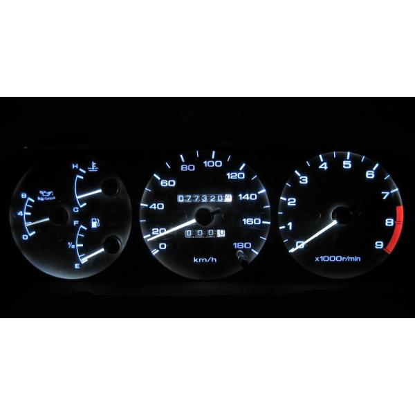 PRIMERA プリメーラP10HP10平2(90)/02〜平4(92)/08メーター照明LED 1台分セット！カラーはホワイトブルーレッドピンクから選択可能です。メーターパネルの純正球と交換するだけですので無加工で取り付け出来ます。 現行...