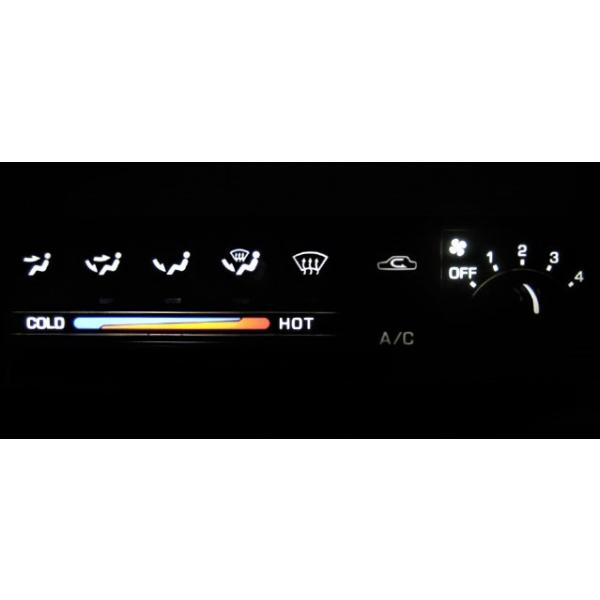 TERRANO テラノR50平11(99)/02〜平14(02)/08エアコンパネルＬＥＤ球 1台分セット！カラーはホワイトブルーレッドピンクから選択可能です。エアコンパネルの純正球と交換するだけですので無加工で取り付け出来ます。  現行車...