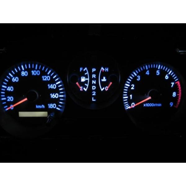 CALDINA カルディナAT21/ST21/CT21 前期平9(97)/09〜平11(99)/12メーター照明ＬＥＤ1台分セット！カラーはホワイトブルーレッドピンクから選択可能です。メーターパネルの純正球と交換するだけですので無加工で取り...