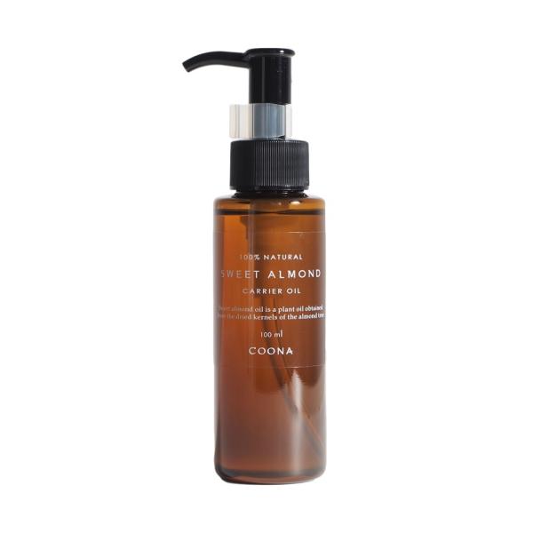 １００％ピュア ナチュラル 植物オイル品名： スイートアーモンドオイル英名： Sweet Almond Oil学名： Prunus dulcis原産国： イタリア科名： バラ科抽出部位： 仁果抽出方法： 低温圧搾法内容量： 100 ml【当...