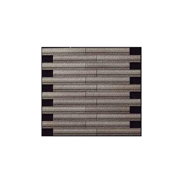 LIXIL 【ECP-2515NET/GLN4(ダークグレー) 11シート/ケース】25×151角ネット張り グラナス ライン エコカラットプラス カテゴリ：建材 壁材 タイル  エコカラットプラス エコカラットメーカー：LIXIL リクシ...