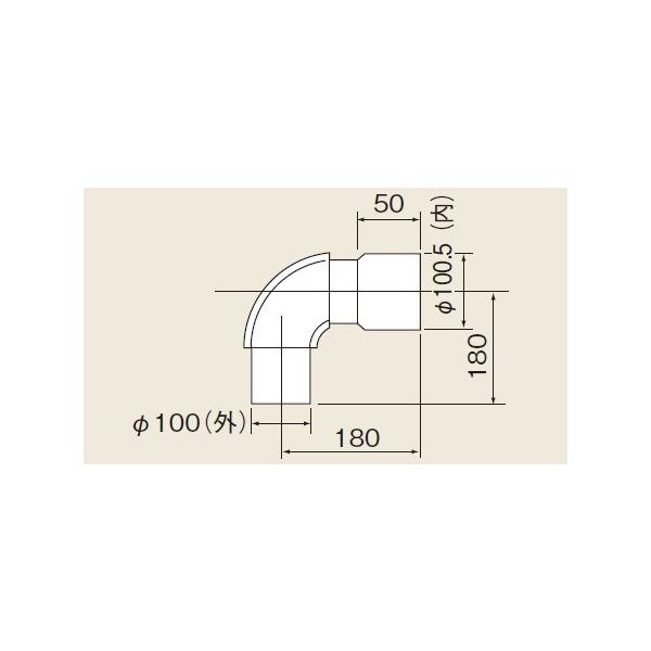 ガス給湯器 部材 リンナイ　EFL-2　φ100エルボ カテゴリ：ガス給湯器 ガスふろ給湯器 部材 メーカー：リンナイ Rinnai型番： EFL2※画像はイメージです。代表写真の場合があります。※※※※※※※※※※※※※※※※※※※※※※...