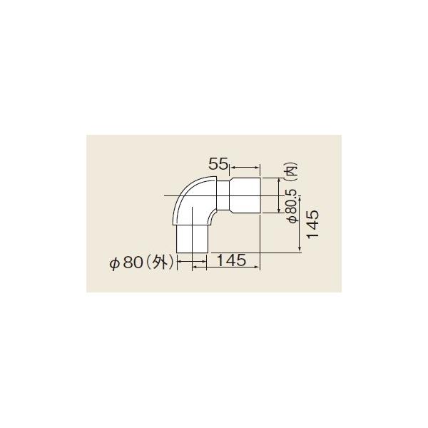 ガス給湯器 部材 リンナイ　EFL-3　φ80エルボ カテゴリ：ガス給湯器 ガスふろ給湯器 部材 メーカー：リンナイ Rinnai型番： EFL3※画像はイメージです。代表写真の場合があります。※※※※※※※※※※※※※※※※※※※※※※※...