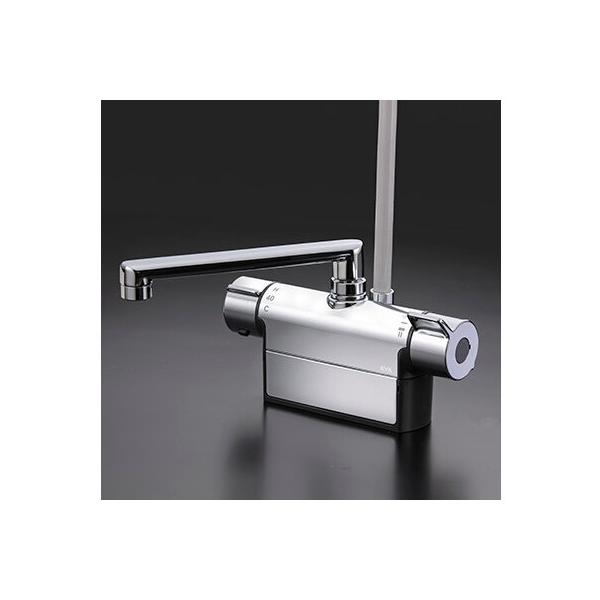 KVK　FTB200DP8R2T　デッキ形サーモスタット式シャワー 取付ピッチ85mmタイプ 240mmパイプ付※画像はイメージです。代表写真の場合があります。カテゴリ：水栓金具 KVK 浴室メーカー：KVK型番：FTB200DP8R2T【...