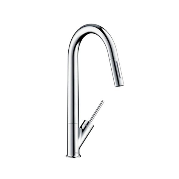 セラトレーディング HG10821A アクサースタルク キッチン用湯水混合栓(スパウト引出しタイプ) クロム ♪※画像はイメージです。代表写真の場合があります。カテゴリ：水栓金具 セラトレーディング キッチン水栓 Axor Starckメー...