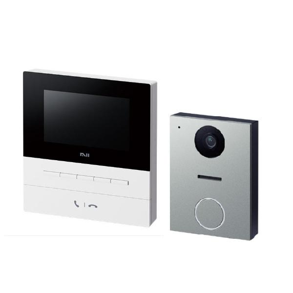 Nasta KS-ND02A-WSV インターホン2 親機ホワイト×子機シルバー Interphon2 玄関子機＋室内親機セット 24時間防犯カメラ機能 自動応答 スマホ対応※画像はイメージです。代表写真の場合があります。カテゴリ：インター...