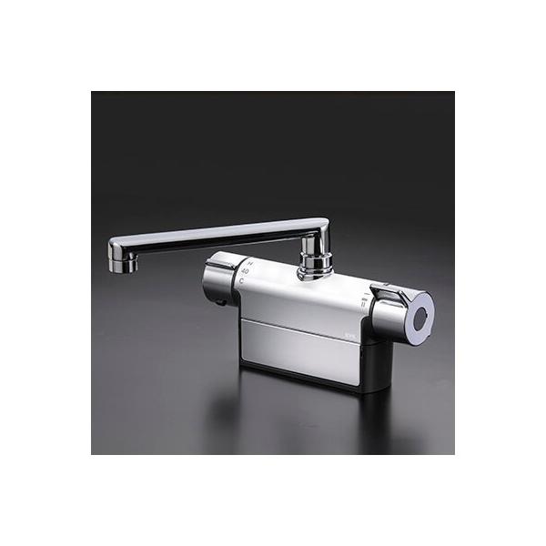 価格.com - KVK デッキ形サーモスタット式混合栓(取付ピッチ100mm)(190mmパイプ付) MTB200DP1T (水栓金具) 価格比較