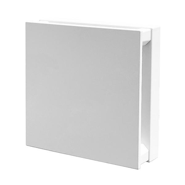 高須産業 PFF2-100AKSS パイプ用ファン 強制給気用 インテリアパネル 手動式シャッター 風止弁付 パイプ径φ100 24時間換気/局所換気兼用 本体スイッチ ホワイト※画像はイメージです。代表写真の場合があります。カテゴリ：換気...