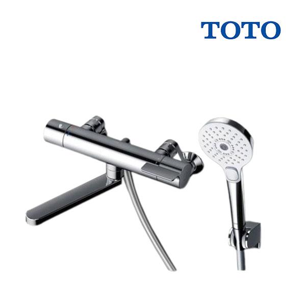 【在庫あり】TOTO 浴室用水栓金具 TBV03404J GGシリーズ 壁付サーモスタット混合水栓(コンフォートウェーブ3モードめっきシャワー ...