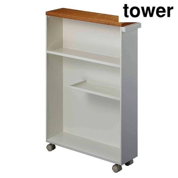 山崎実業　4306　ハンドル付きスリムトイレラック タワー ホワイト ※画像はイメージです。代表写真の場合があります。カテゴリ：インテリア ハンドル付きスリムトイレラック TOWER  メーカー：山崎実業 Yamazaki型番：4306サイ...