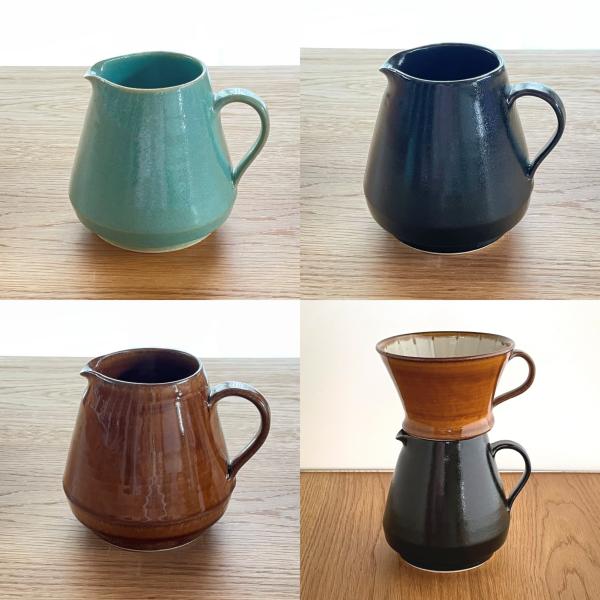 【クリックポスト便不可】【１回のお買い物につき5,500円（税込）以上のご購入で、全国送料無料】◆サイズ：長さ約12.5cm×胴約11.5cm×高さ約11.0cm道祖土和田窯のmashikoのコーヒーサーバー。伝統釉薬を使用。ドリッパーと合...