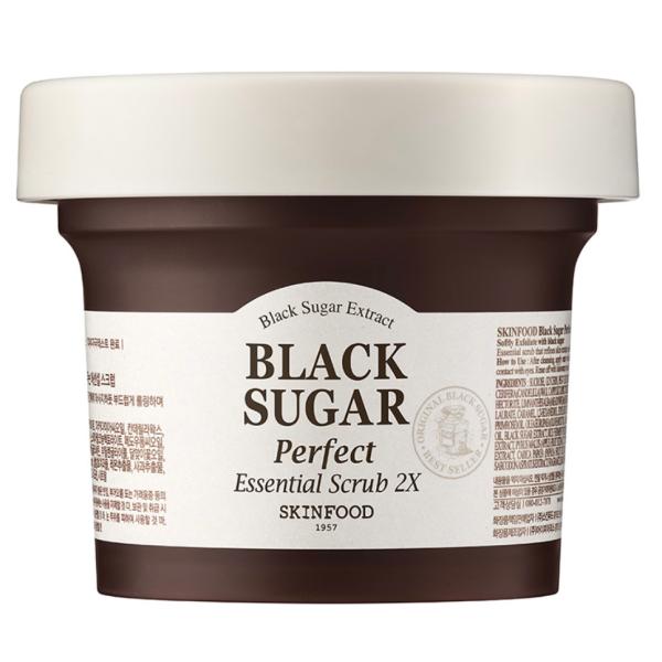 □SKINFOOD ブラックシュガーパーフェクトエッセンシャルスクラブ2X