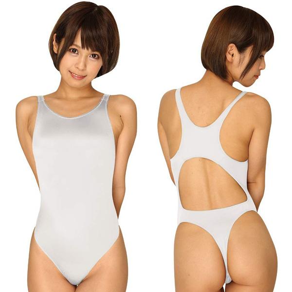 伸縮性があり身体へ程よくフィットするストレッチ生地を採用！ホワイトカラーが夏空に映える日本製の競泳水着コスプレ。セクシーなTバックで美尻をアピール！薄っすら透けて見える素肌にもドキッとする競泳水着コスプレです。【カラー】ホワイト【種類】TW...
